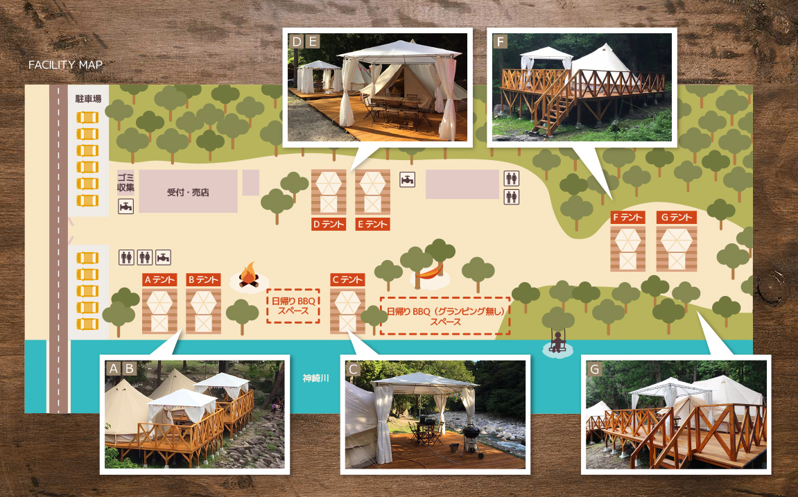 宿泊グランピング | RIVERSIDE GLAMPING Nuts